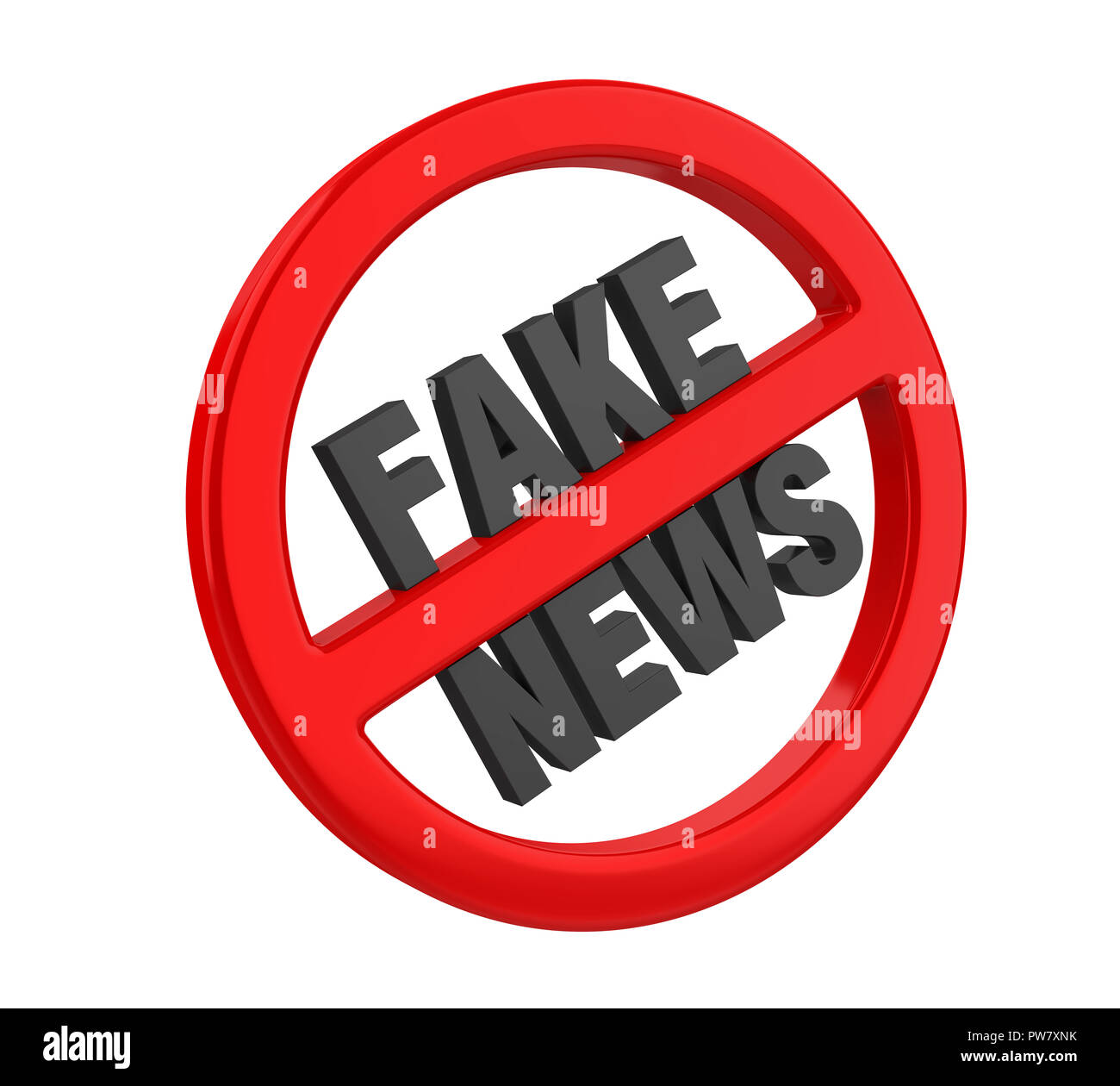 Hoax / Fake News Concept Isolated Stock Photo - Alamy