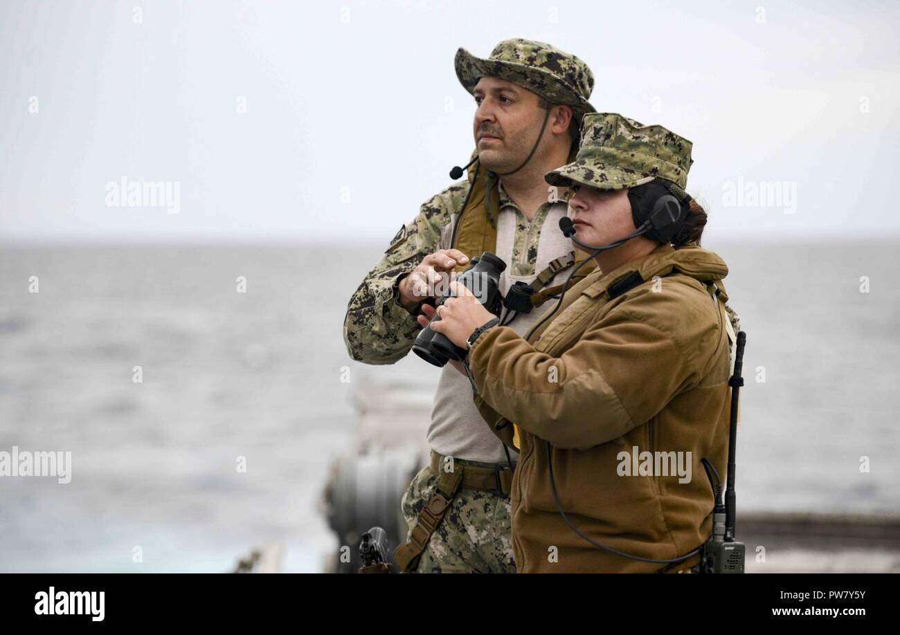 CARIBBEAN SEA (September 28, 2017) Master-at-Arms 1st Class Jason ...
