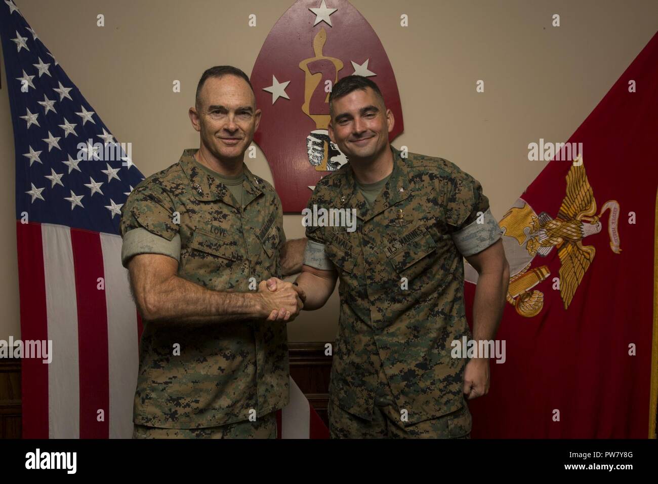 U.S. Marine Corps Maj. Gen. John K. Love, commanding general, 2nd ...