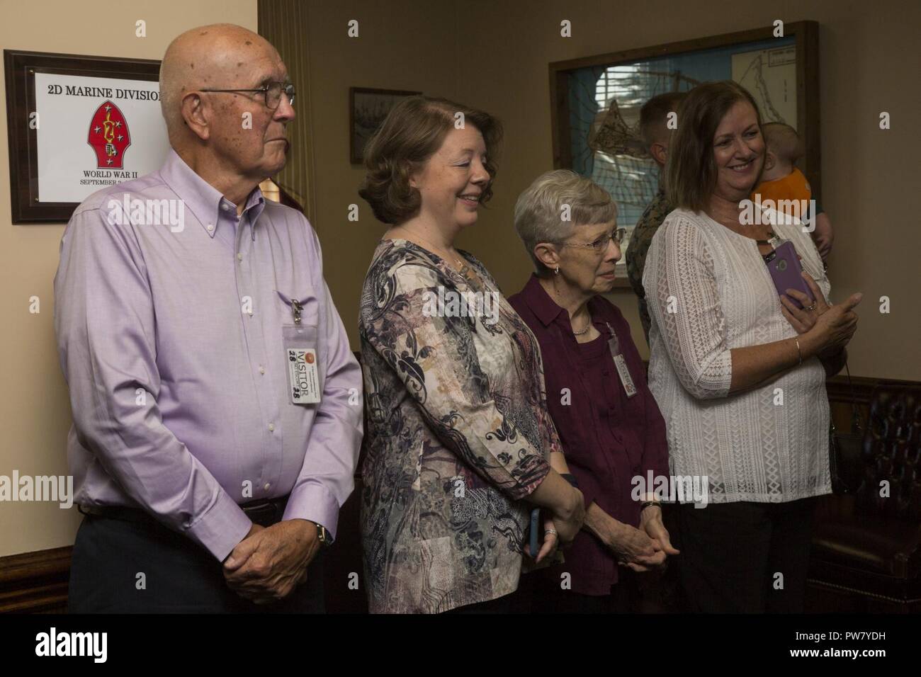 U.S. Marines, family and friends gather for Lt. Col. Sarah B. Lenz’s ...