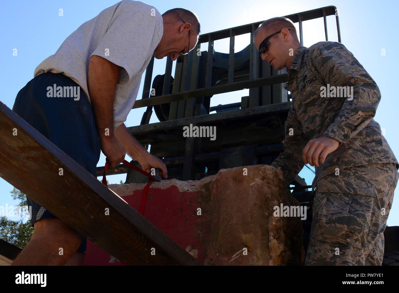 1st Lt. Mark F. Bohme, 60th Civil Engineer Squadron officer in charge ...