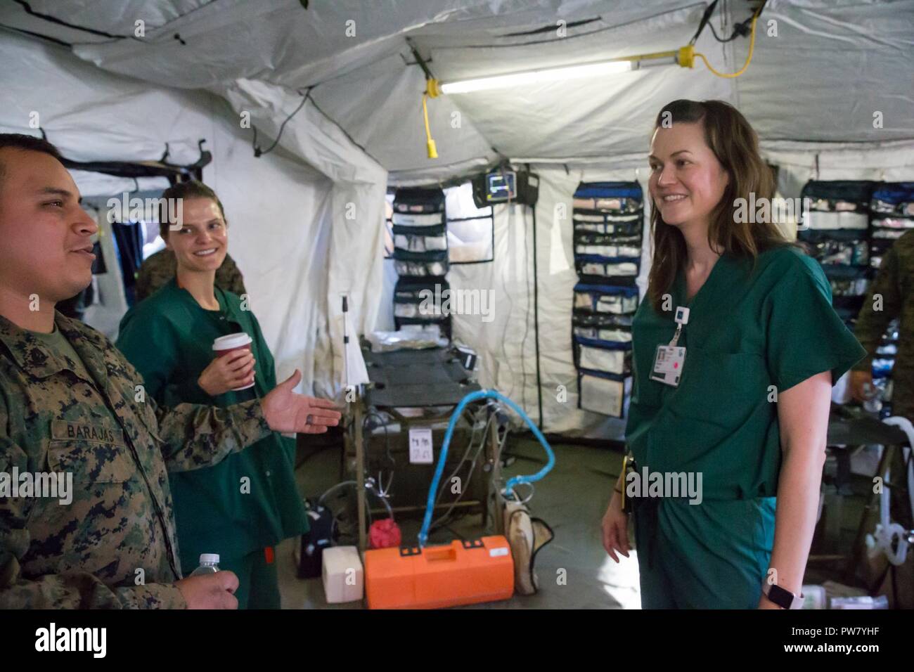 U.S. Navy Hospitalman 3rd Class Juan Barajas, corpsman, Charlie Company ...