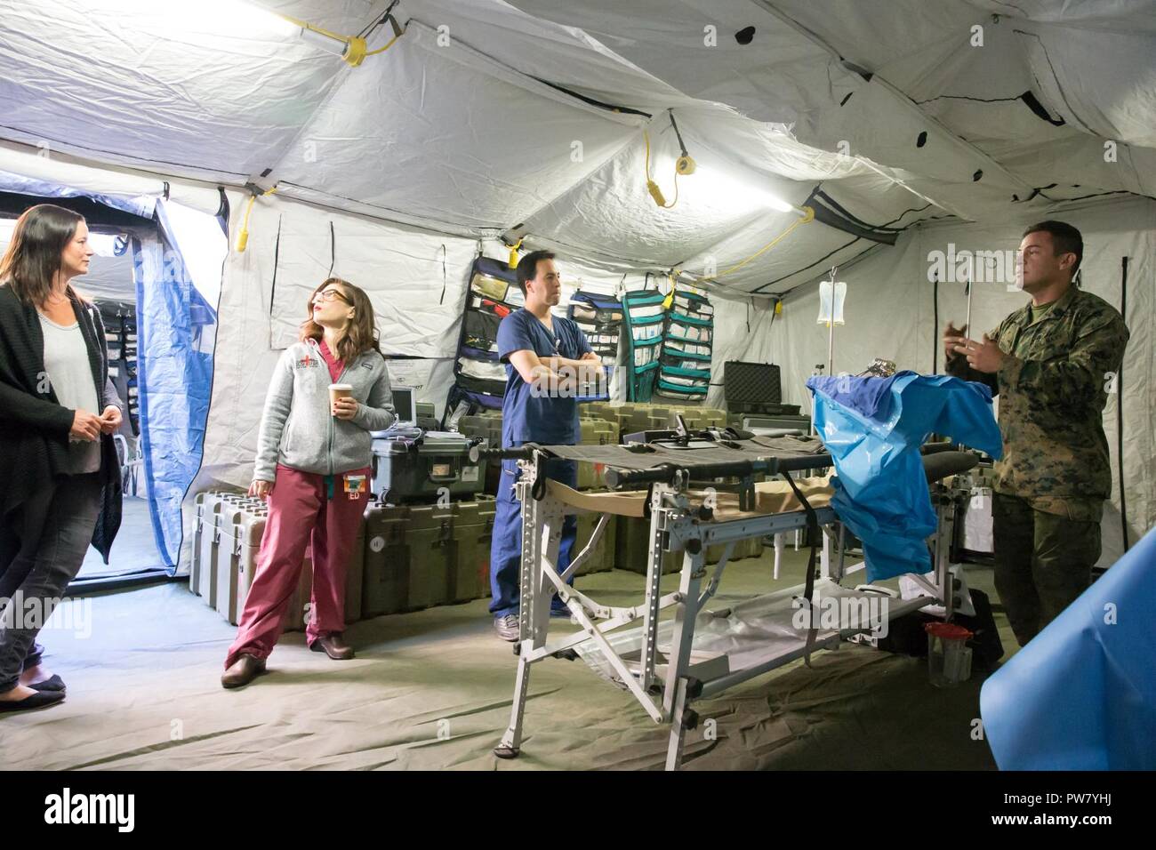 U.S. Navy Hospitalman Joey Ortega, surgical technician, Charlie Company ...