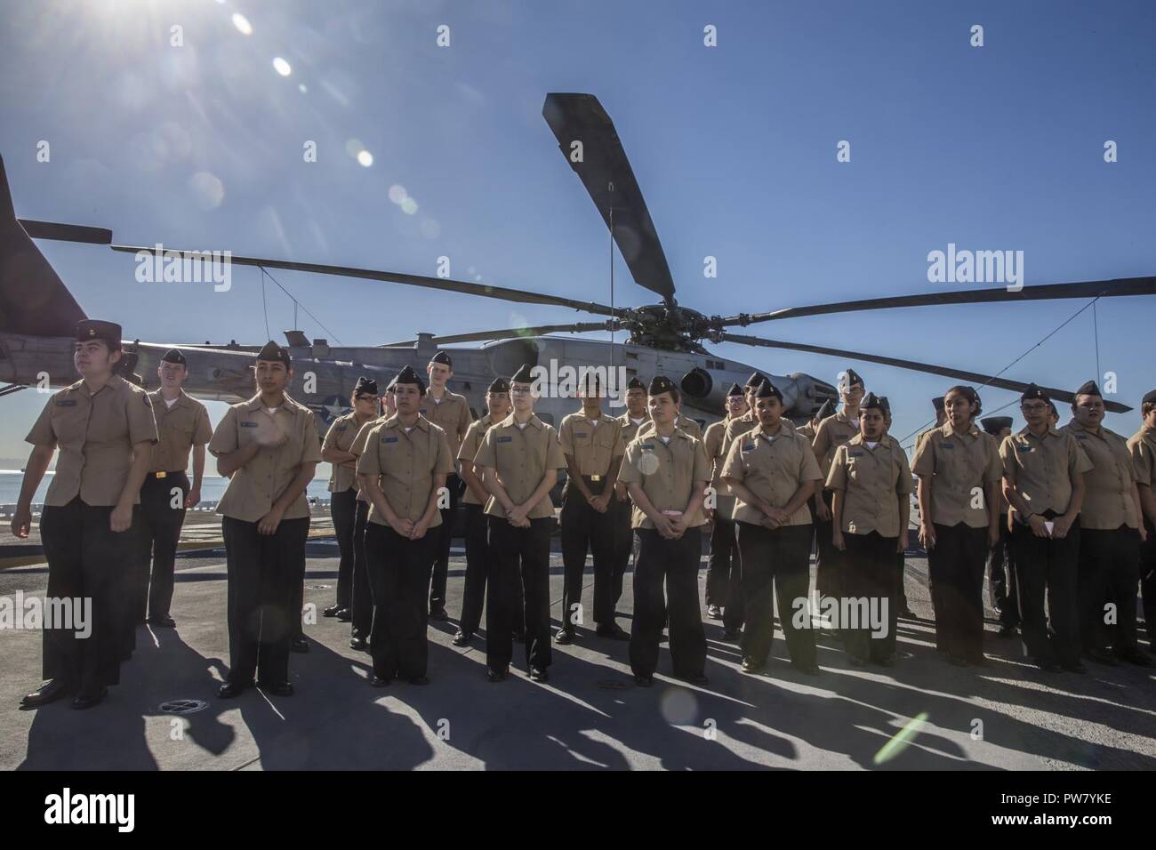 Us coast guard jrotc hi-res stock photography and images - Alamy