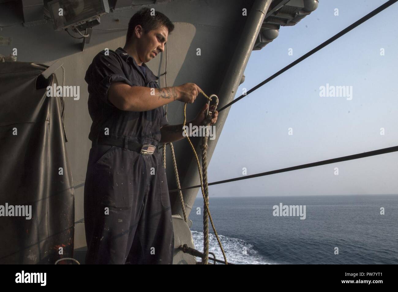 Aircraft handling officers hi-res stock photography and images - Alamy
