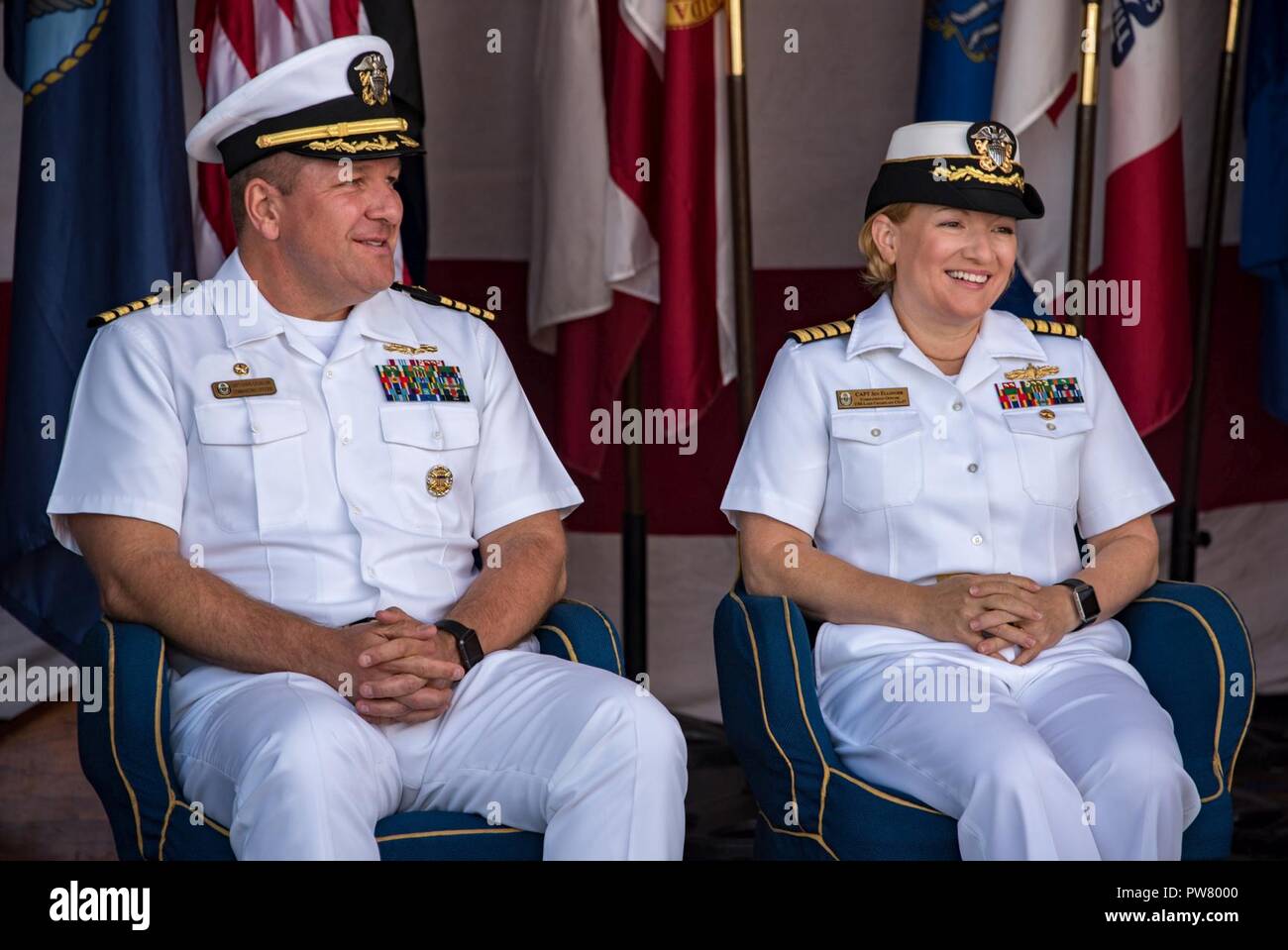 SAN DIEGO (September 28, 2017) Capt. Jen Ellinger, the incoming ...