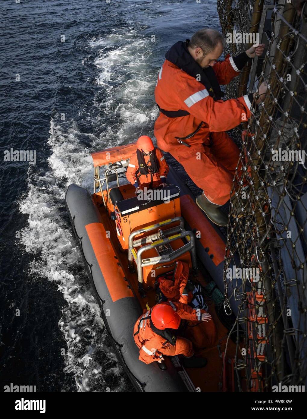 BALTIC SEA (Sept. 27, 2017) A Swedish sailor assigned to the Swedish ...