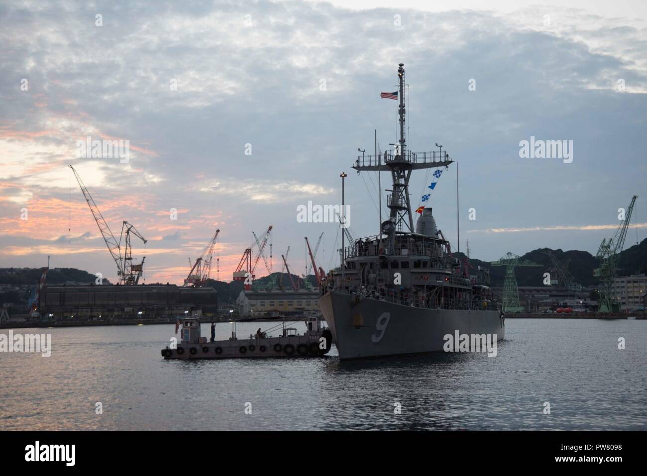 SASEBO, Japan (Sept. 29, 2017) The Avenger-class mine countermeasures ...