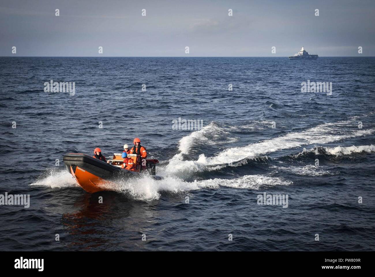 BALTIC SEA (Sept. 27, 2017) Swedish sailors assigned to the Swedish ...
