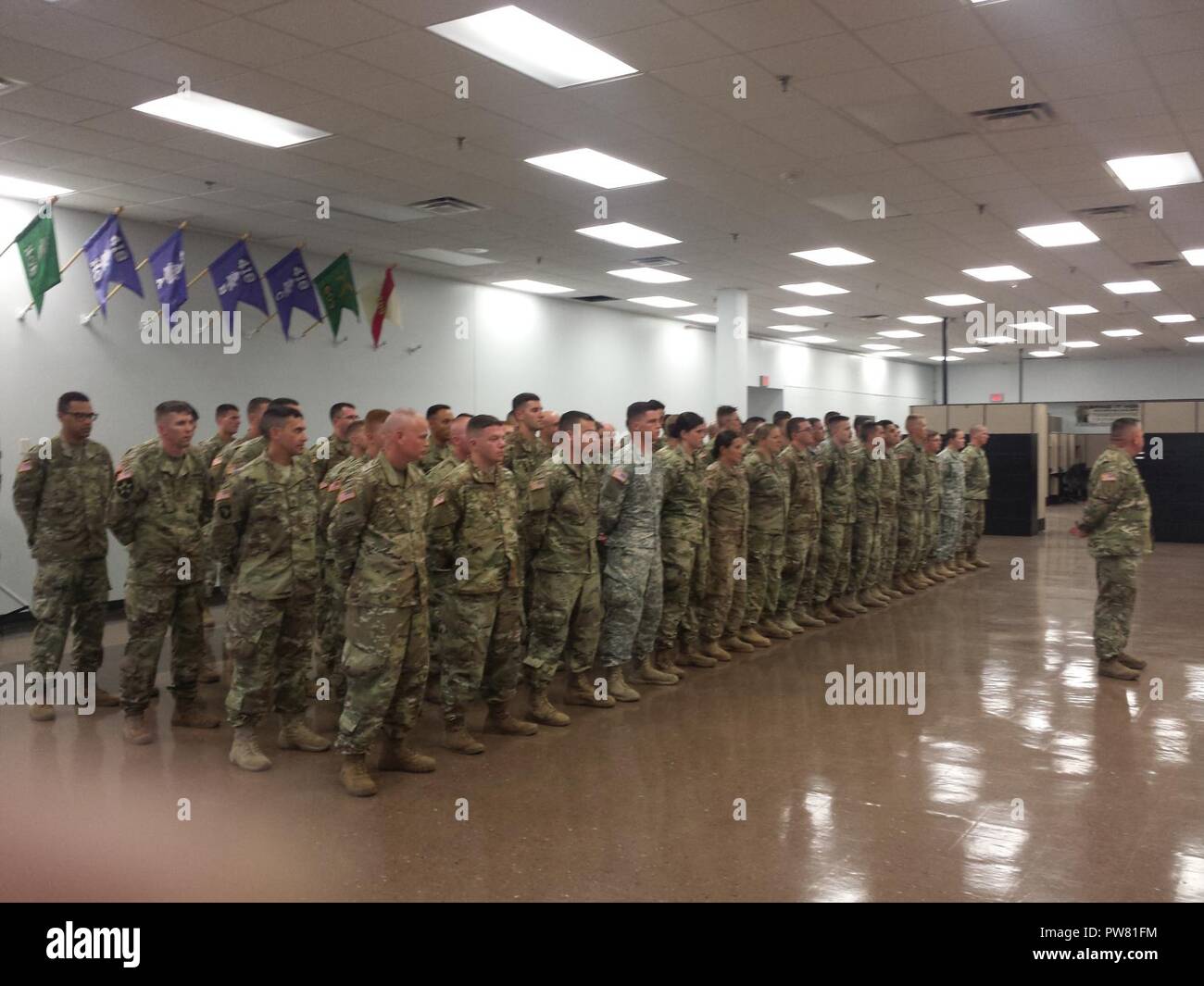 U.S. Army Reserve Soldiers from the 603rd Military Police Company stand ...