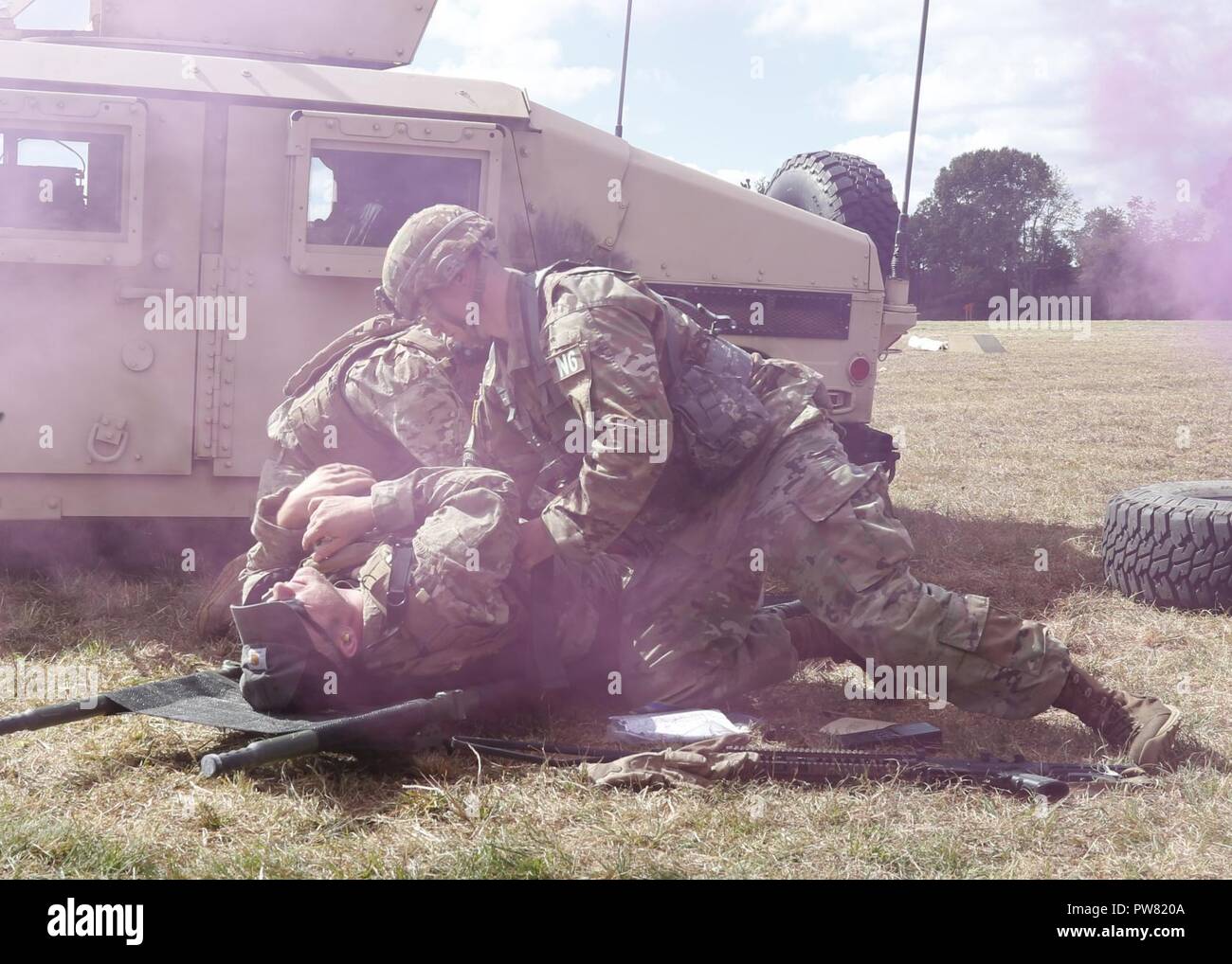 U.S. Army Sgt. 1st Class Brendon Shannon, assigned to U.S. Army Forces ...