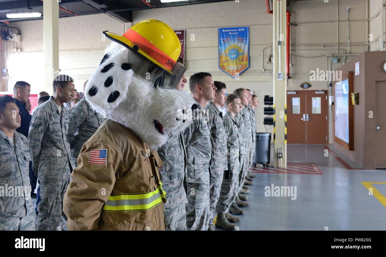 Brig. Gen. Cox signs off for Fire Safety Week. The ceremony was held at ...