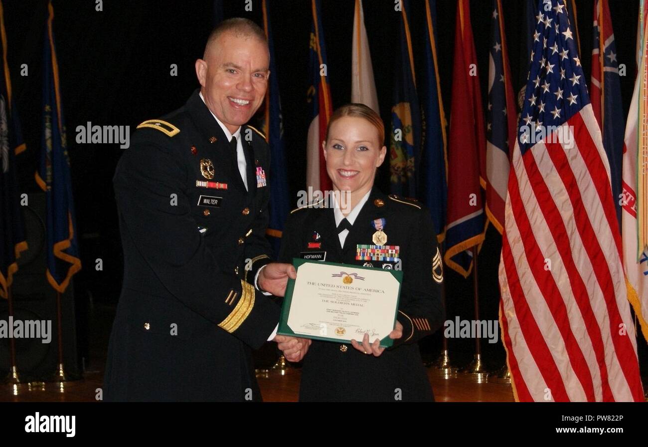 Brig. Gen. Aaron Walter, commander for the 100th Training Division ...