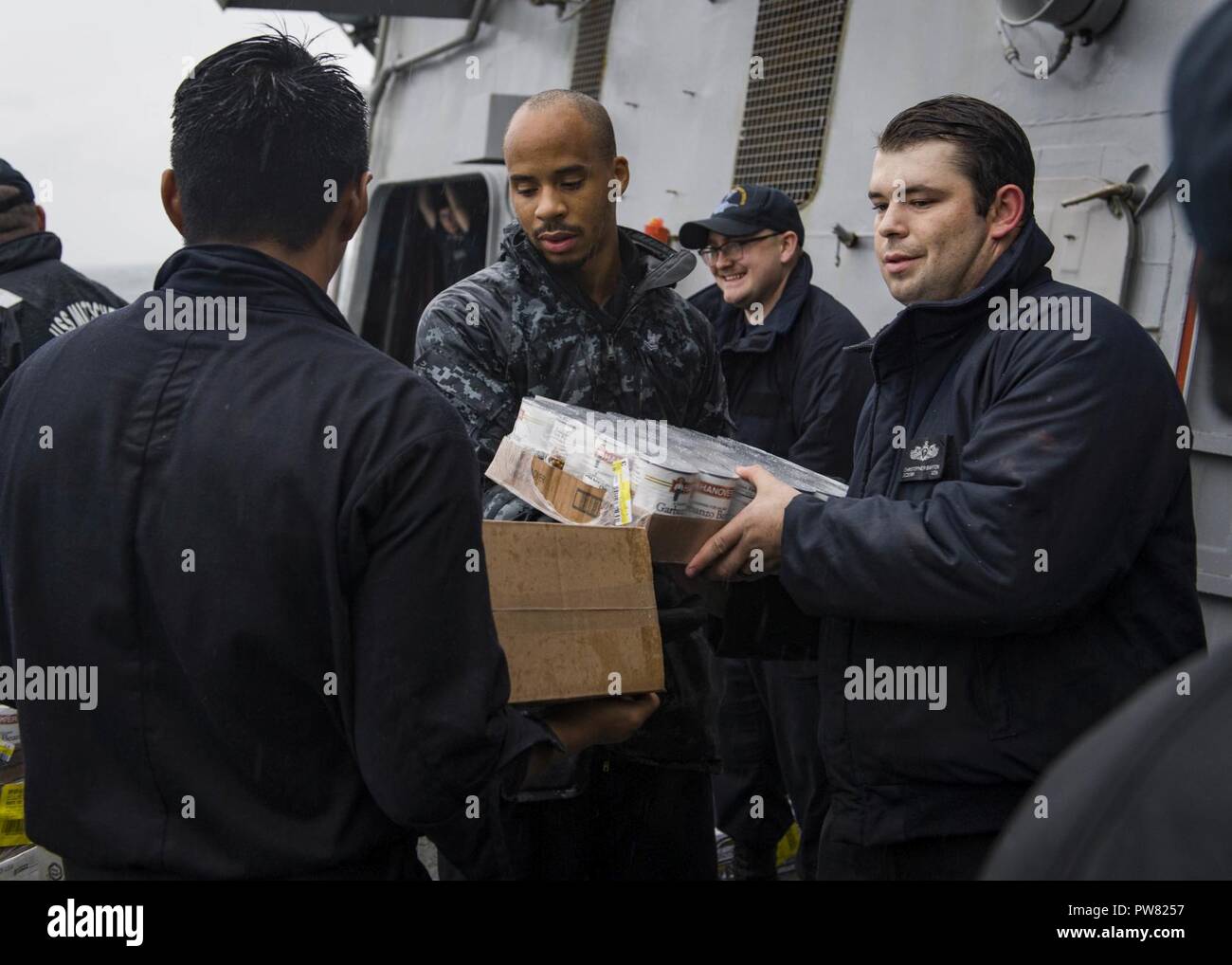 IRISH SEA (Sept. 27, 2017) - Sailors assigned to the Arleigh Burke ...