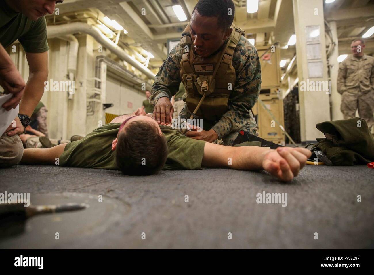 Combat stress control soldier hi-res stock photography and images - Alamy