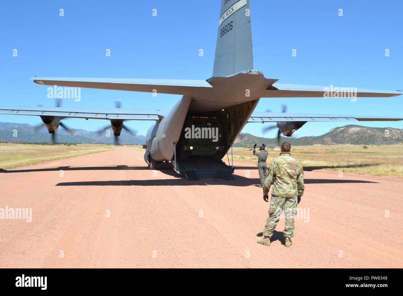 A Colorado Army National Guard High Mobility Artillery Rocket System ...