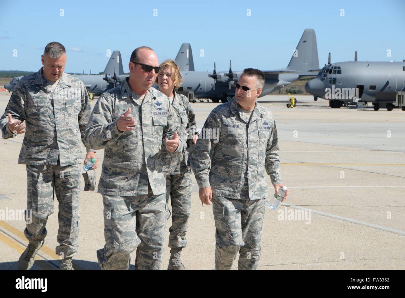U.S. Air Force Col. Michael W. Bank, the commander of the 106th Rescue ...