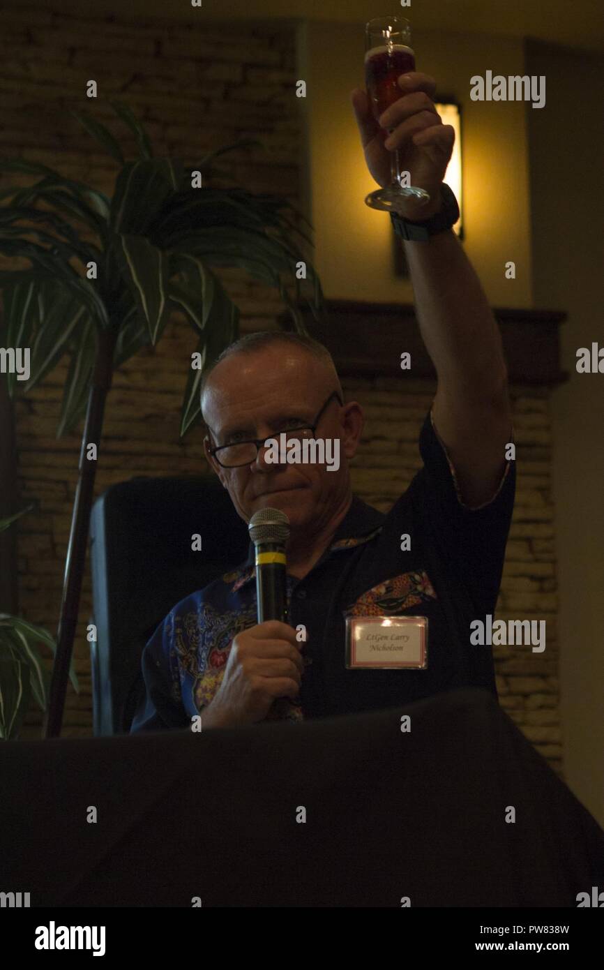 CAMP COURTNEY, OKINAWA, Japan— Lt. Gen. Lawrence D. Nicholson proposes ...