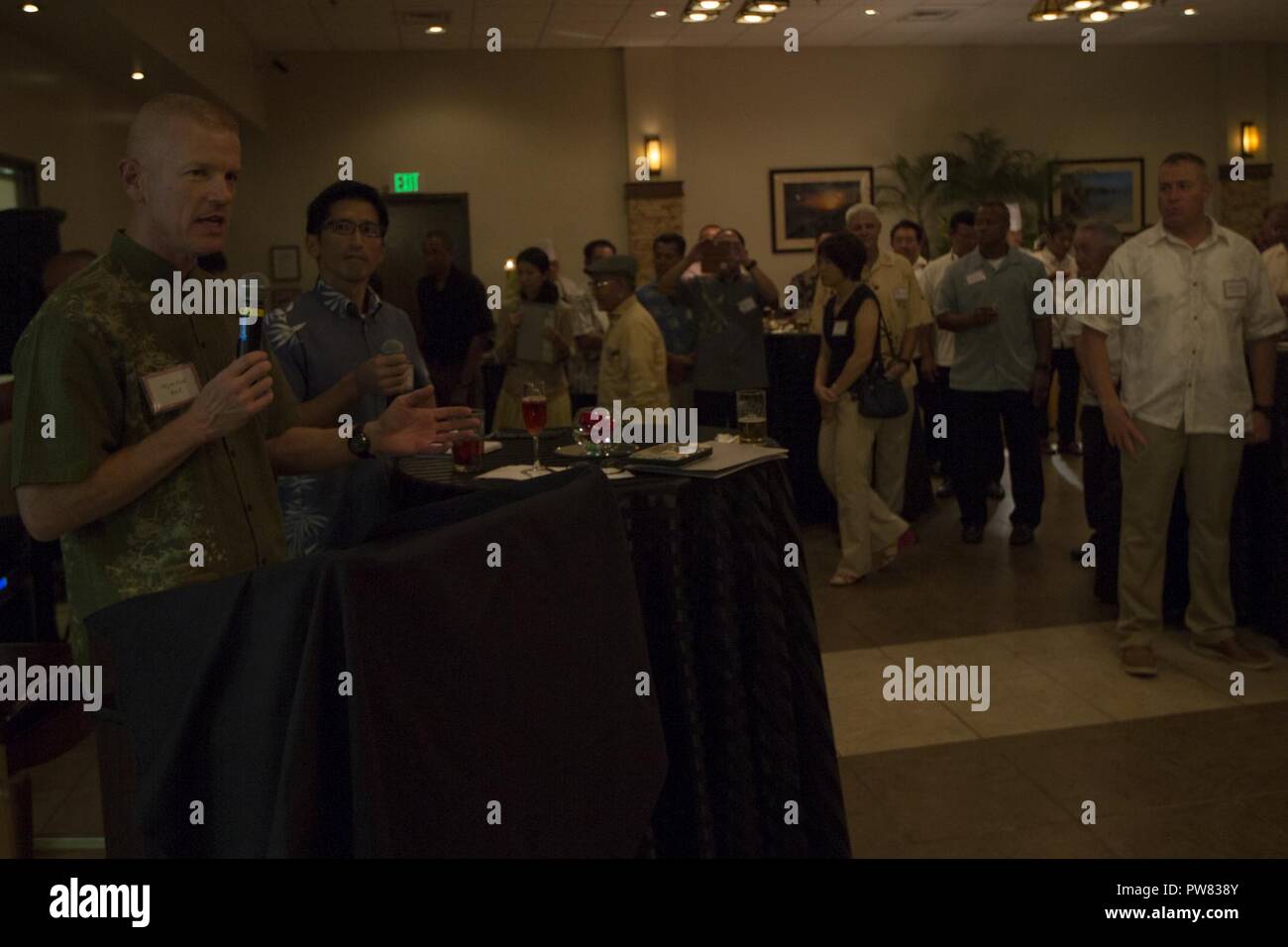 CAMP COURTNEY, OKINAWA, Japan— Brig. Gen. Paul Rock Jr. gives his ...