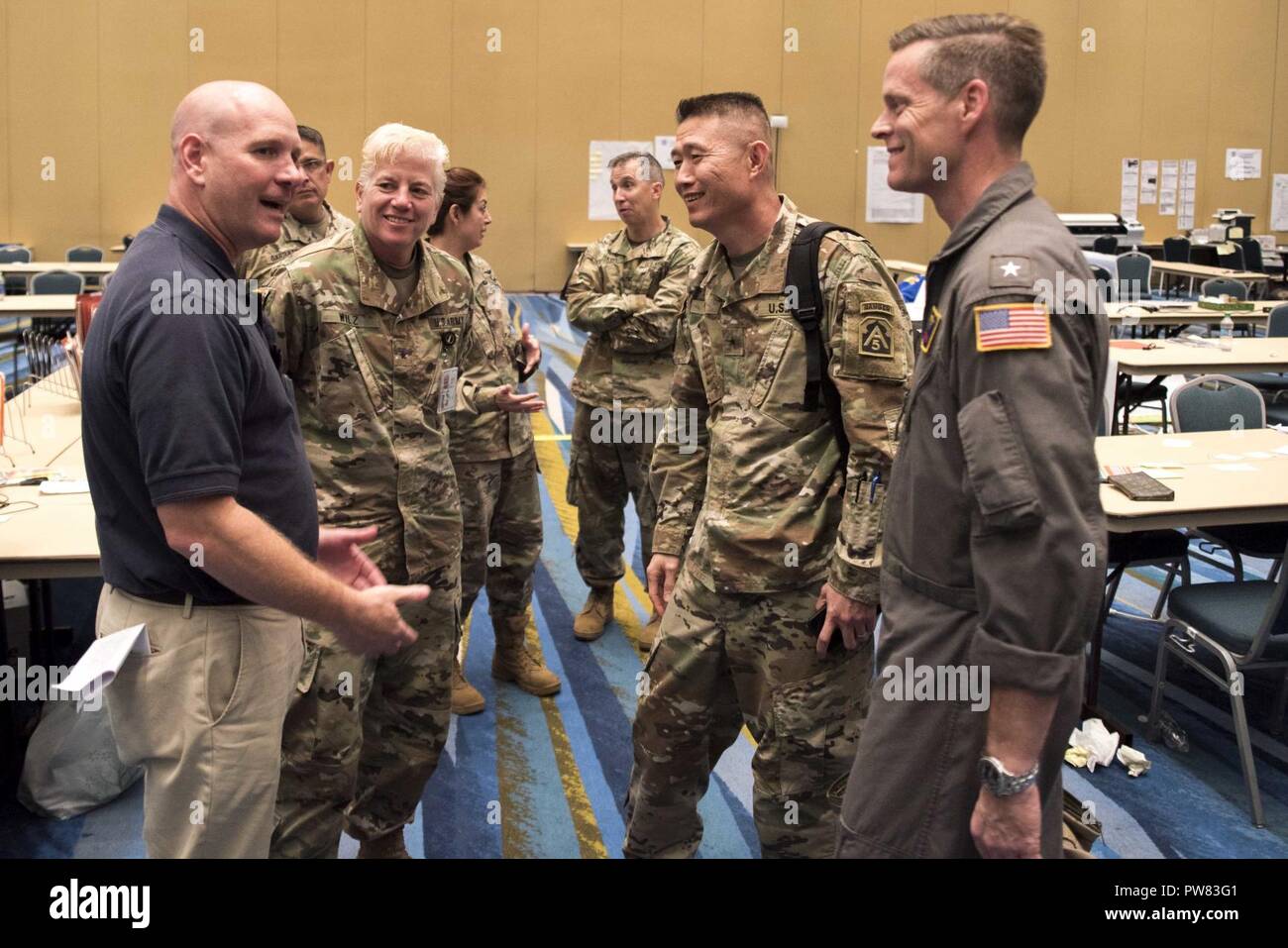 SAN JUAN, Puerto Rico (Sept. 27, 2017) John Rabin (left), Acting ...
