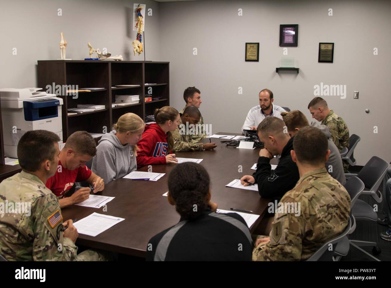 Scott Trausch, sports nutritionist, Kansas State University, speaks to ...