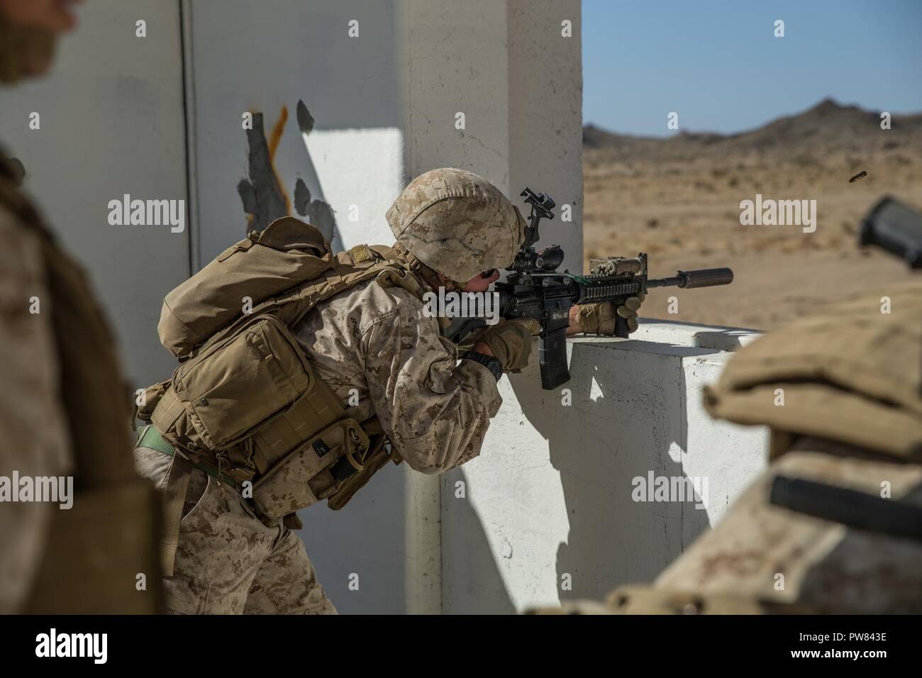 U S Marine Corps Lance Cpl Zachary Brandley A Gunman With Regimental