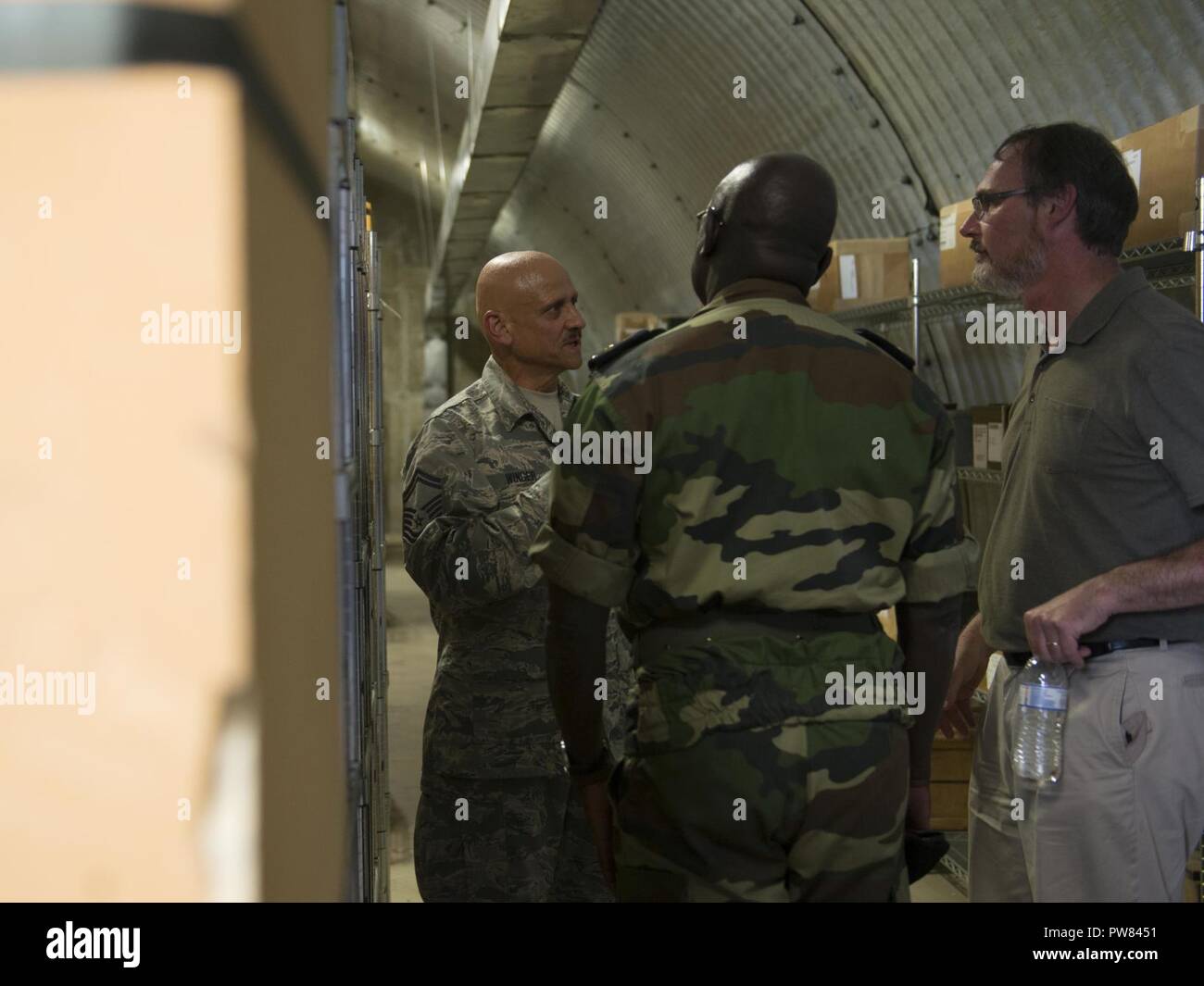 U.S. Air Force Senior Master Sgt. Mark Winger, Munitions Flight ...