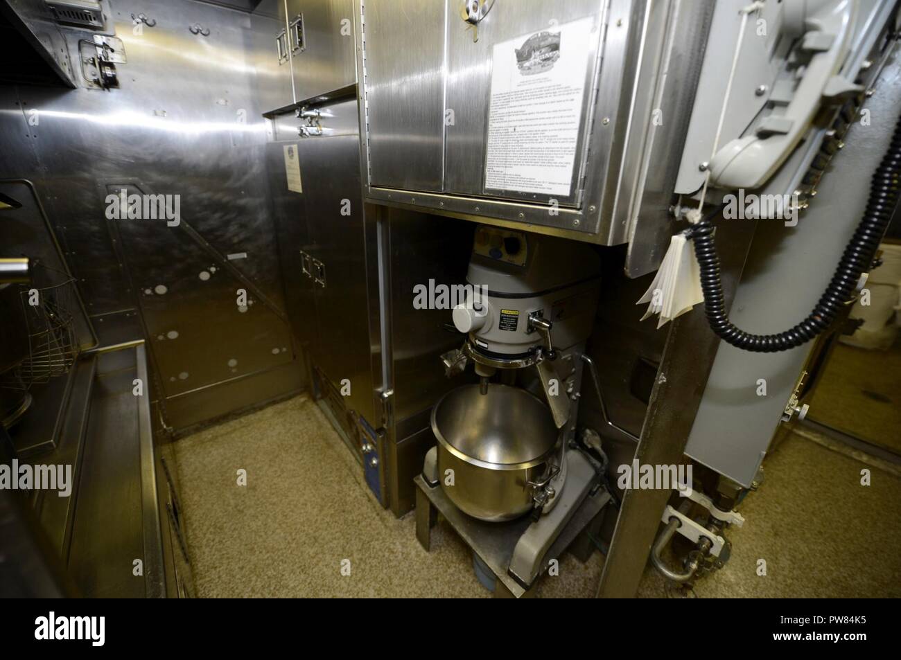 NORFOLK Va. (Oct. 3, 2017) A photo of cooking equipment in the galley ...