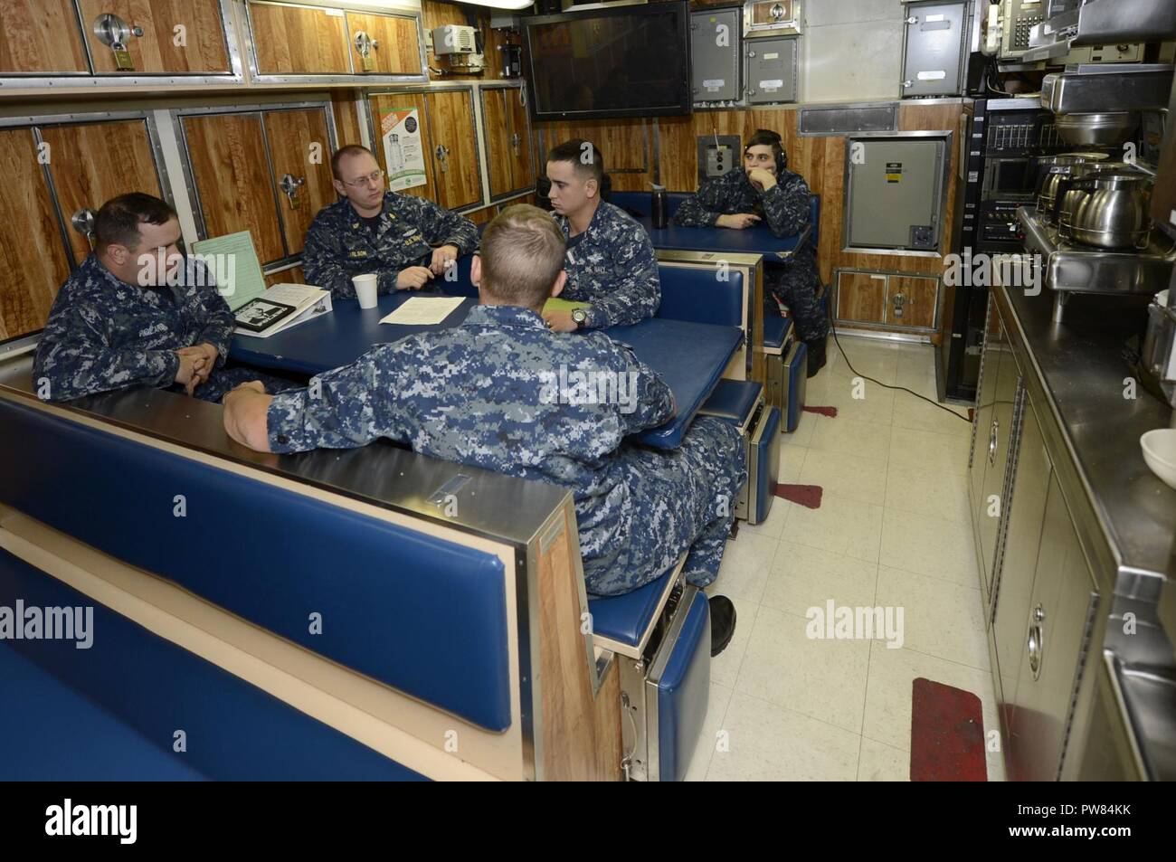 NORFOLK (Oct. 3, 2017) Sailors aboard the Virginia-class attack ...