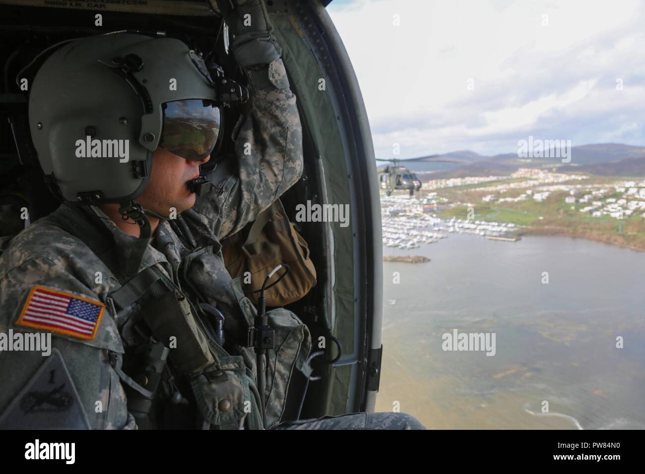 U.S. Army Sgt. Luis Rodriguez, assigned to 101st Combat Aviation ...