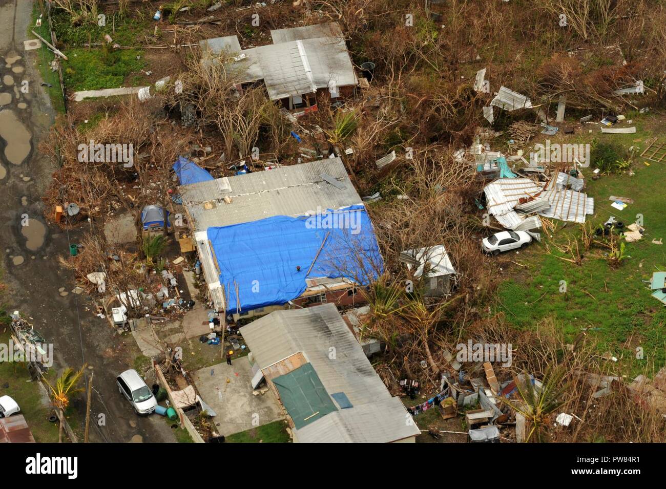 St. Croix, US Virgin Islands--Aerial views of the island show ...