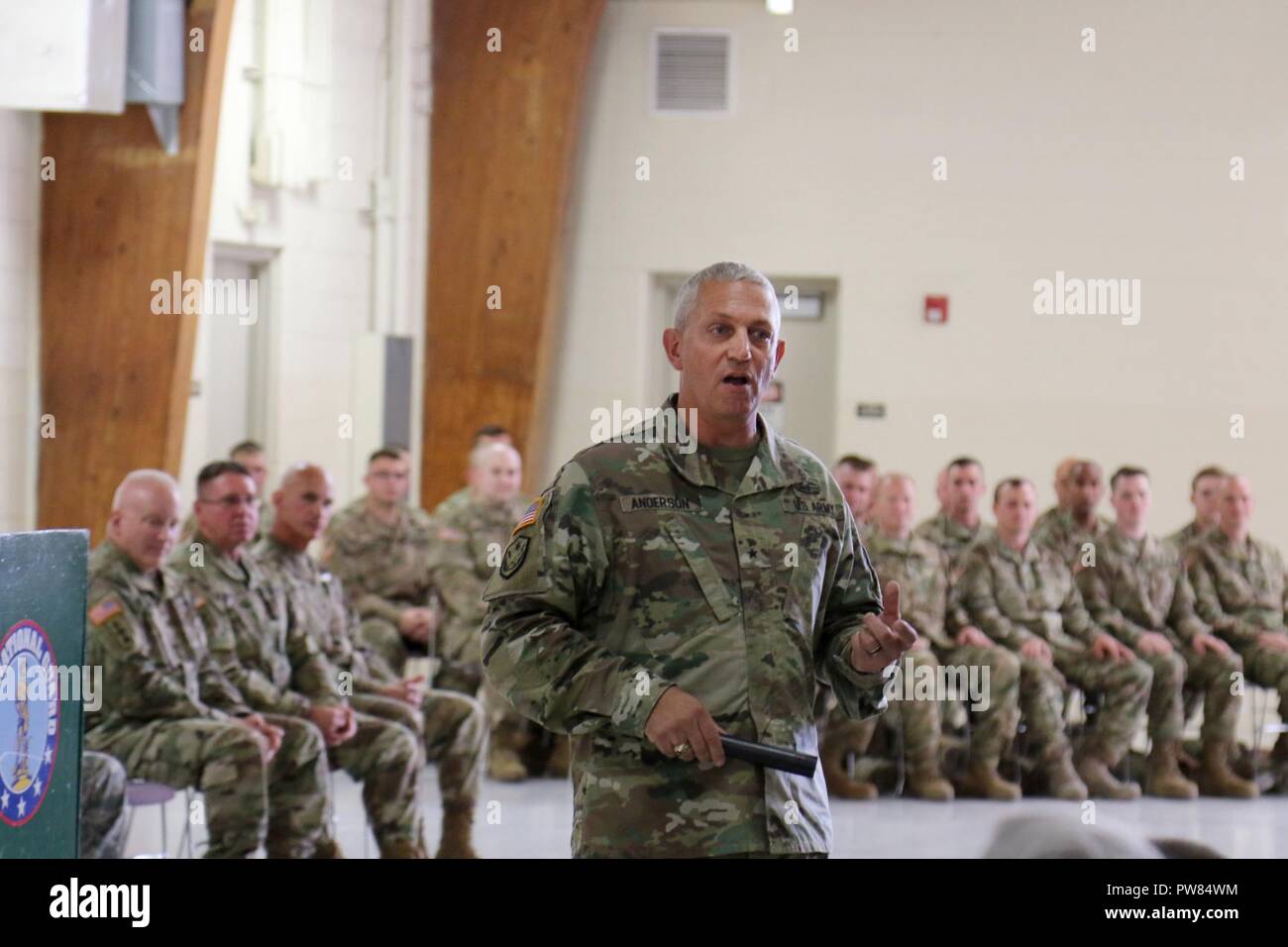 Brig. Gen. Mark Anderson, Wisconsin's deputy adjutant general for the ...