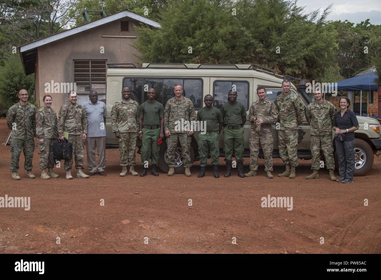 U.S. Marine Brig. Gen. David Furness, Commanding General of Combined ...