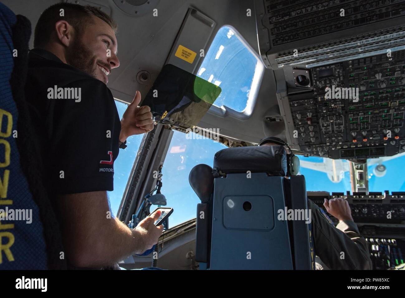 Ross Chastain, NASCAR Xfinity Series driver, observes and records 3d ...