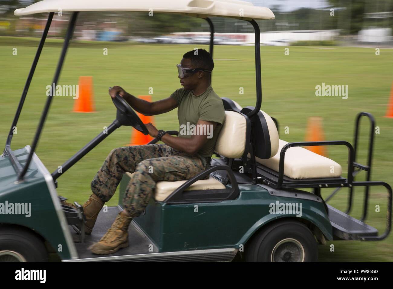 U.S. Marine Corps Lance Cpl. Isaiah Moore, administrative specialist ...