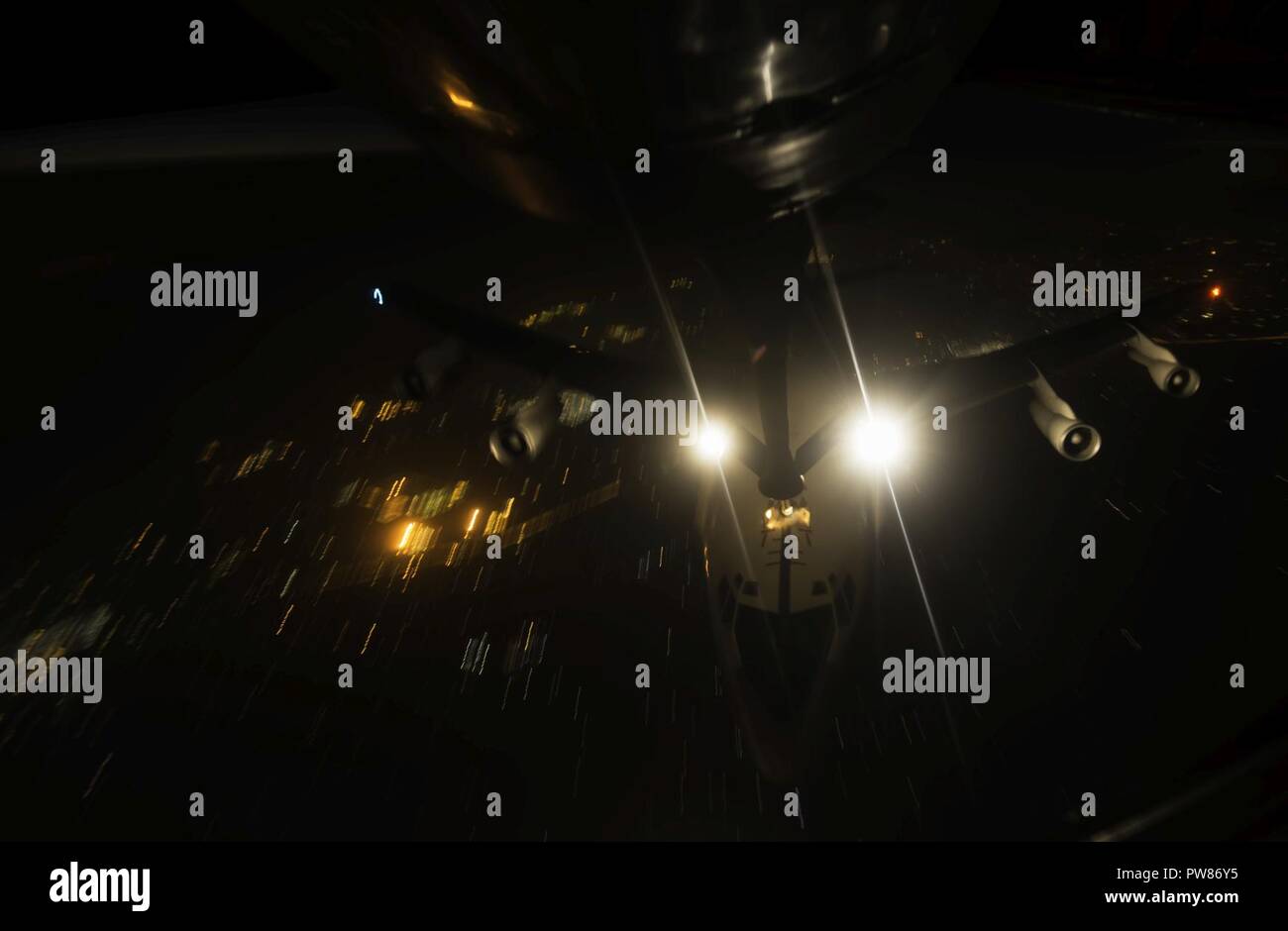 An E-8C Joint Surveillance Target Attack Radar System receives fuel ...