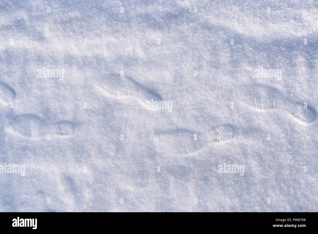 Human traces snow landscape hi-res stock photography and images - Alamy