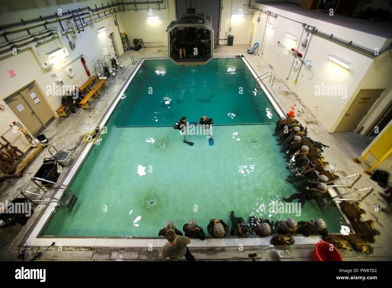 Underwater egress trainer hi-res stock photography and images - Alamy