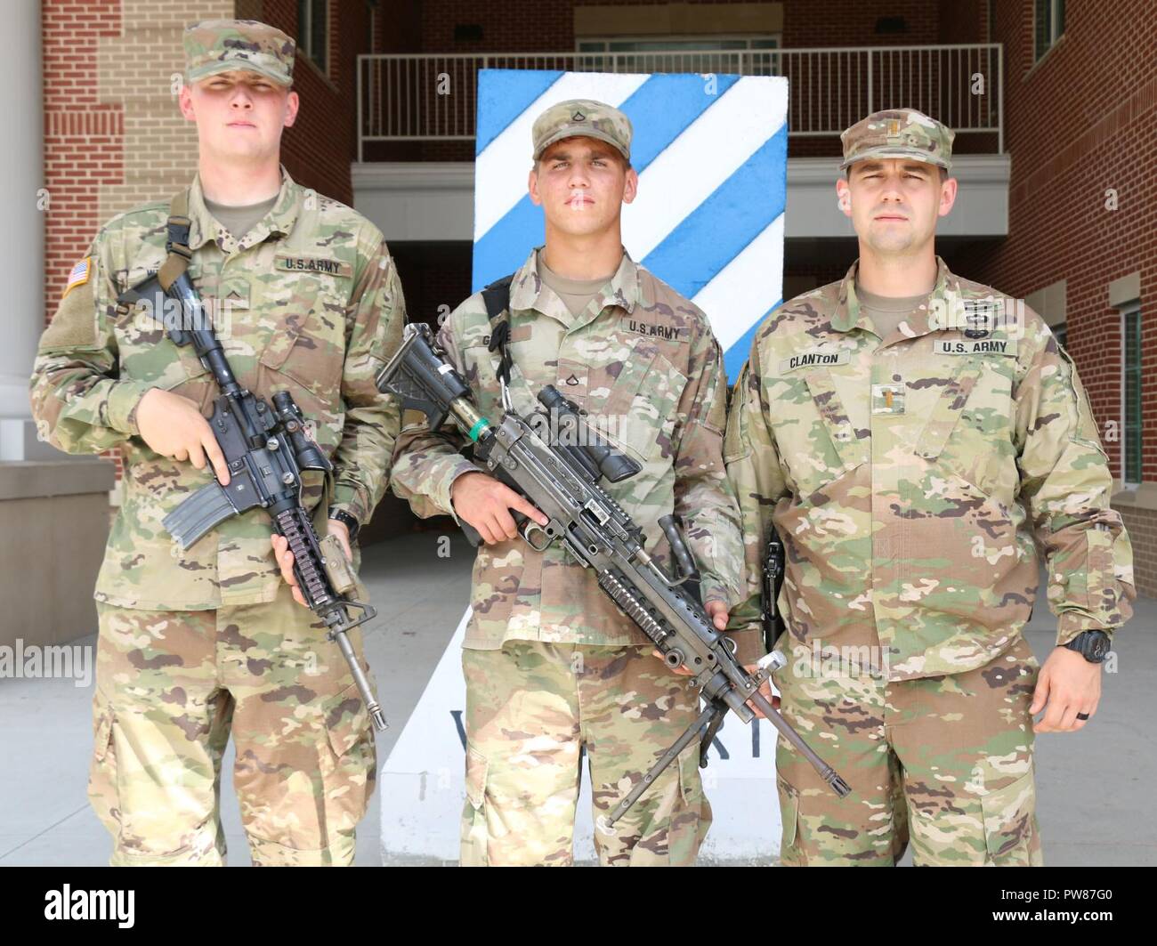 (Pictured left to right) Pvt. Ronald J. Wright of Charlie Troop, 6th ...