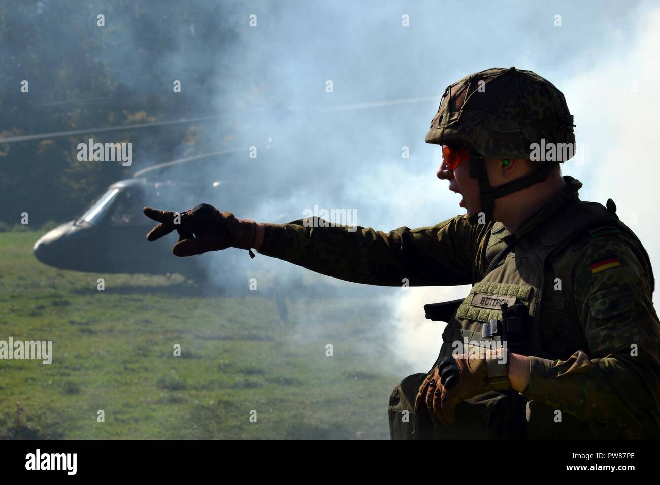 A German Soldier participates in the Tactical Combat Casualty Care ...