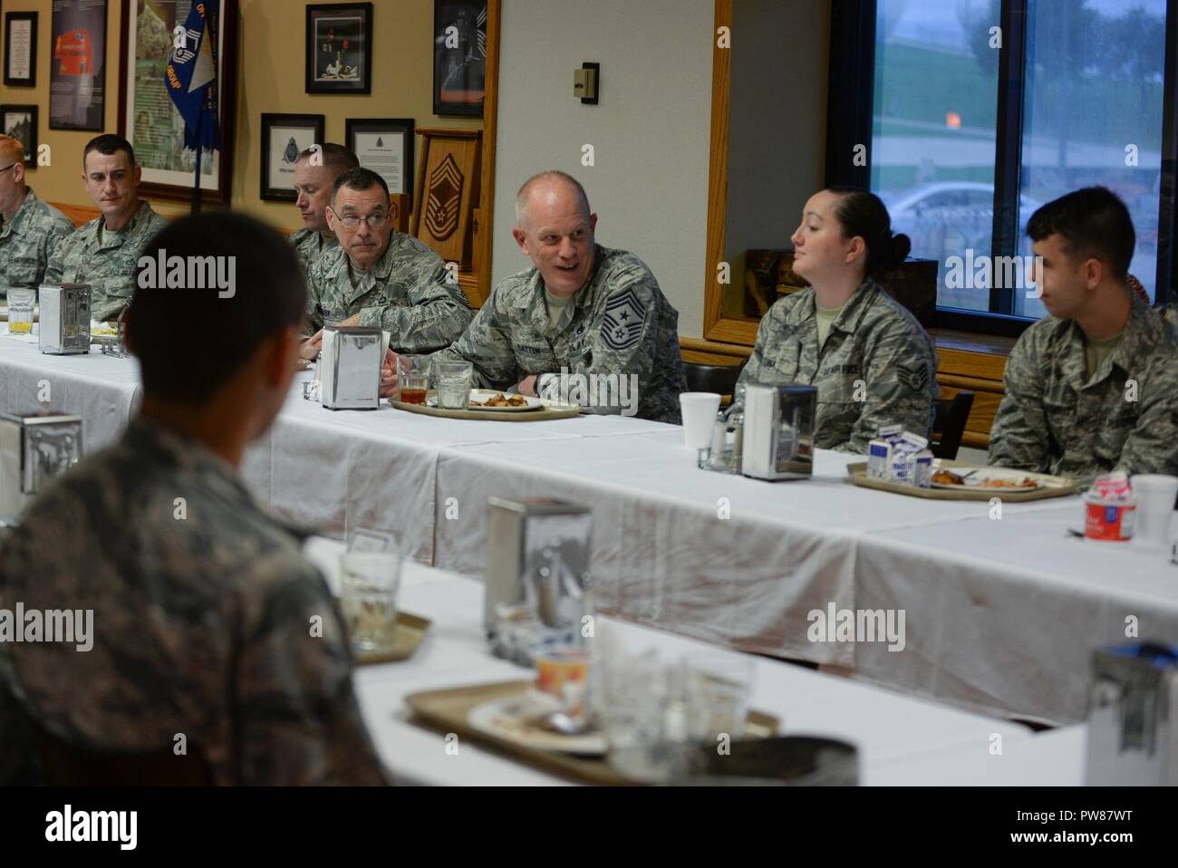 Chief Master Sgt. Frank Batten III, ninth Air Force command chief ...