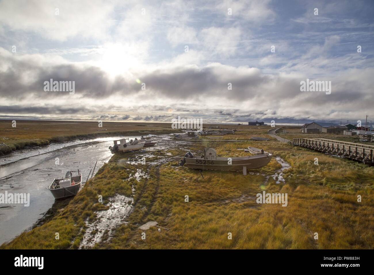 Alaska Army National Guardsmen visit the western Alaska village of ...