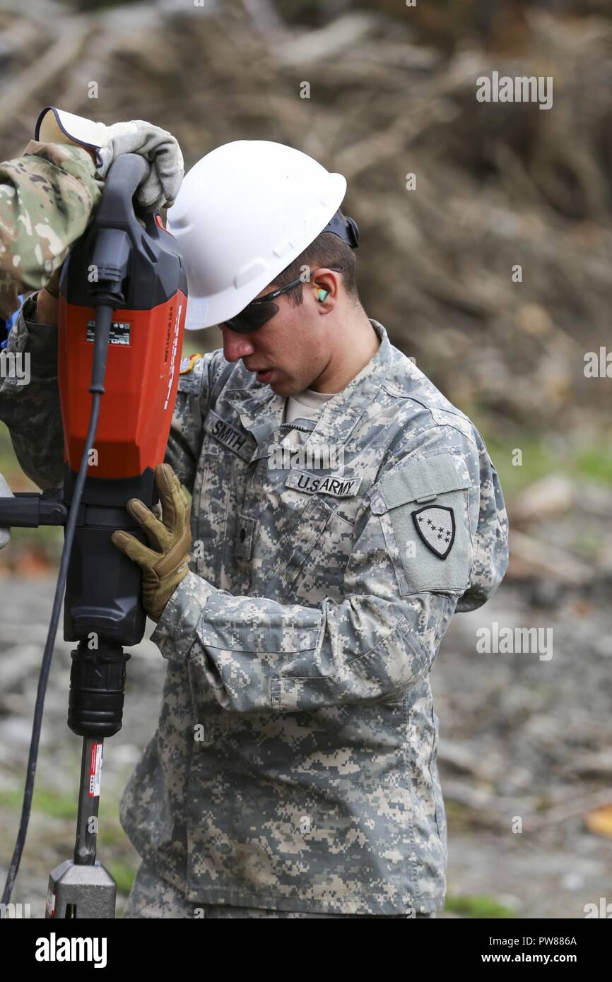 Alaska Army National Guard Spc. Brodie Smith, a wheeled vehicle ...