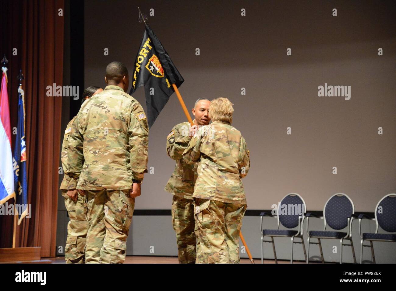 Army Capt. Shannon Wax and Army 1st Sgt. Adrian Sicardo, AFNORTH ...