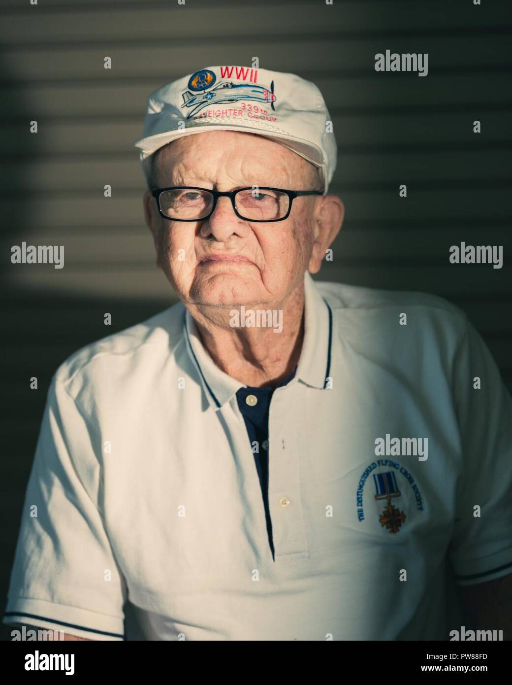 Retired Air Force Lt. Col. Bill Perry, a former P-51 Mustang pilot with ...