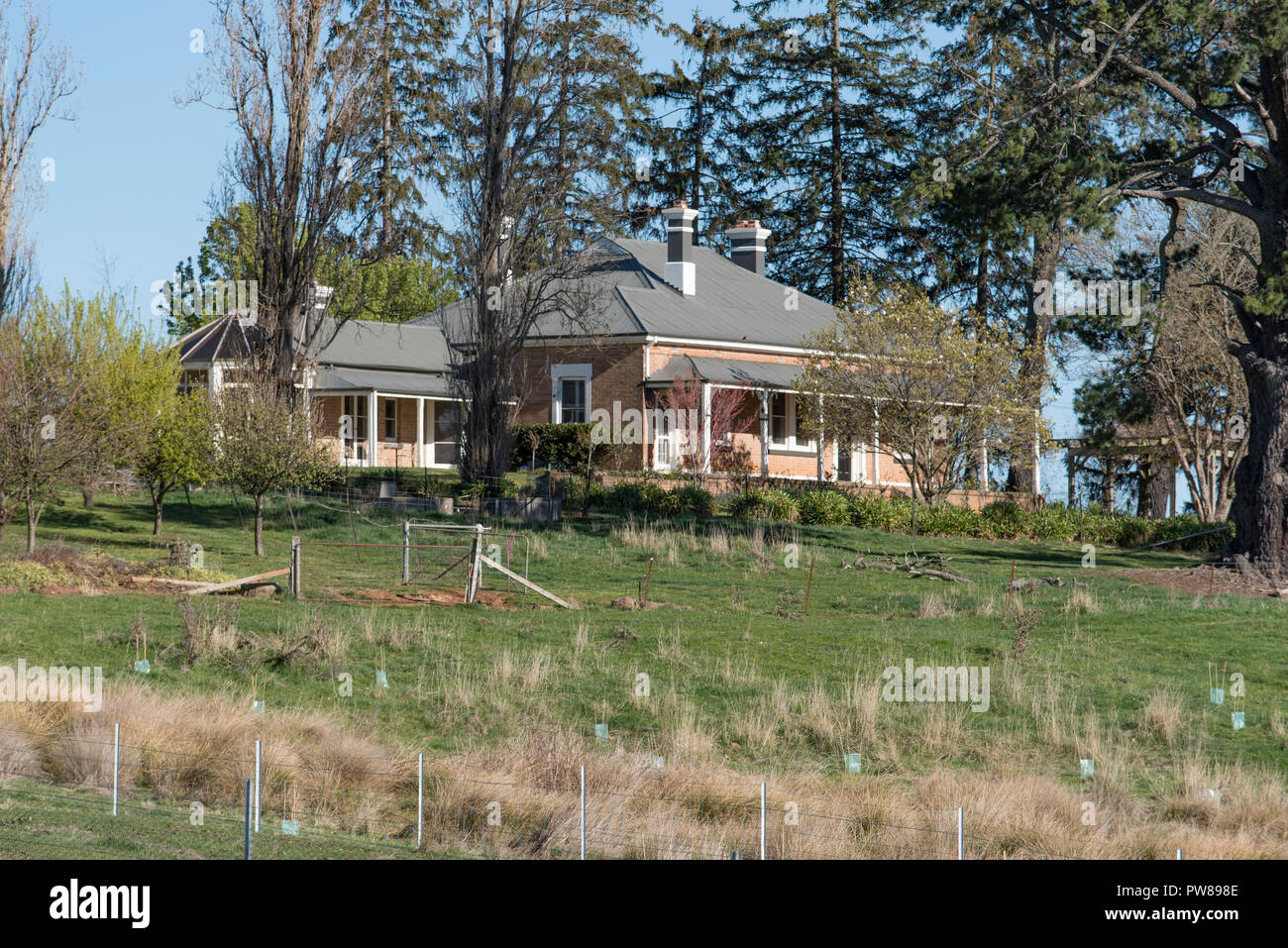The original 1880's homestead preserved and still in use at Rowlee ...