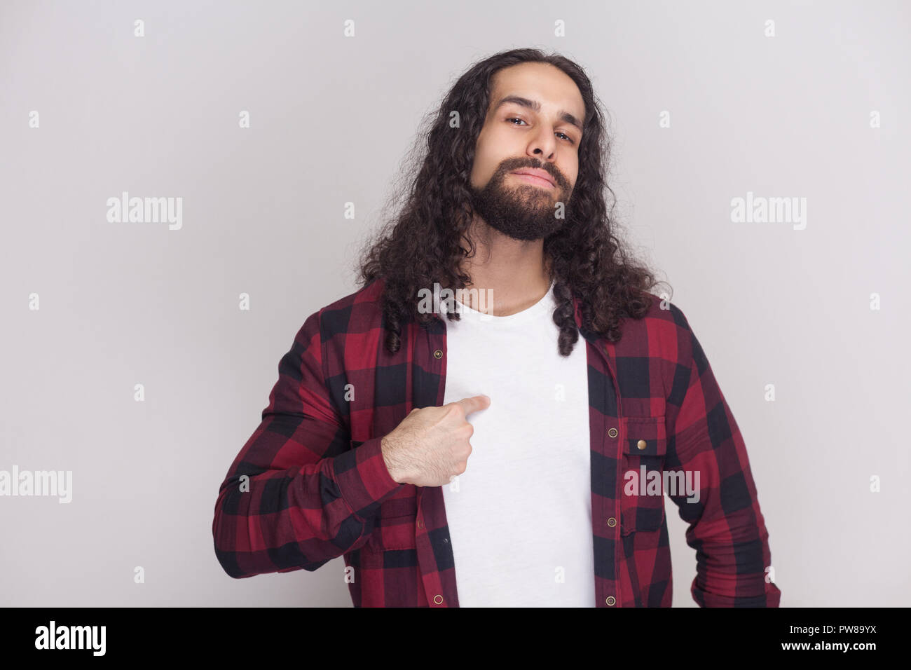 Point at himsel hi-res stock photography and images - Alamy