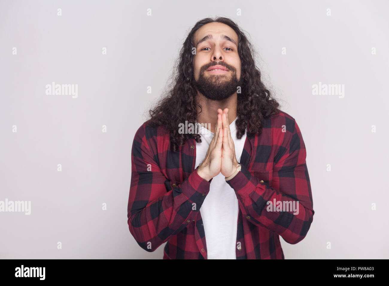 Hopeful indian man muslim male hi-res stock photography and images - Alamy