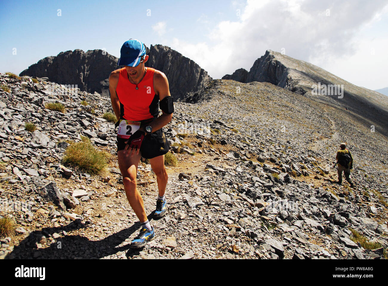 Runner at height hi-res stock photography and images - Alamy