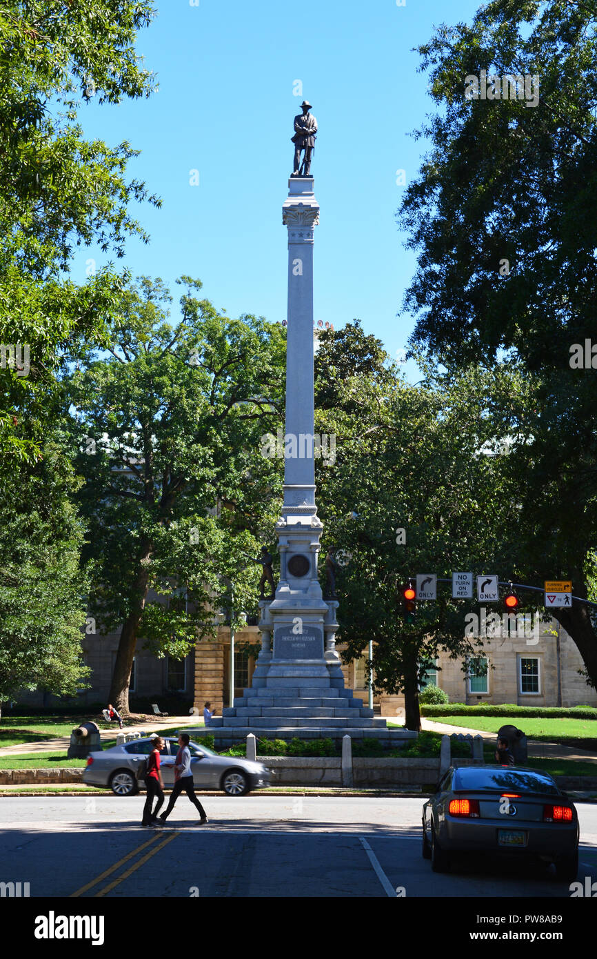 The Confederate War Memorial located in Union Park outside of the North ...